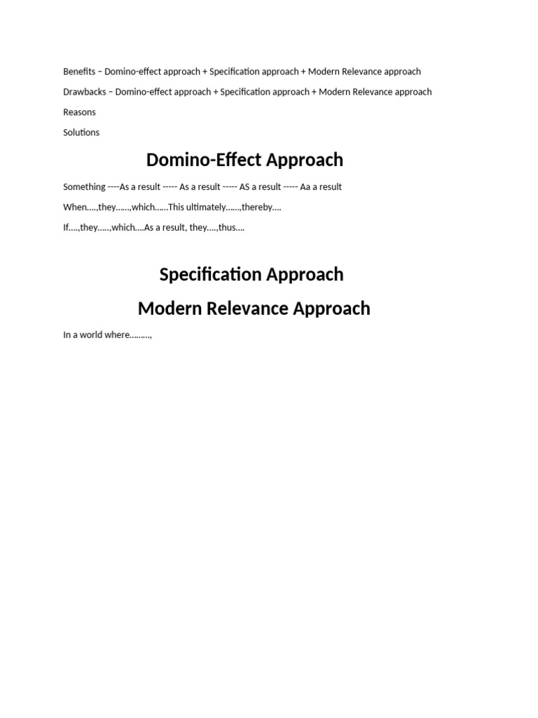 Writing Approaches | PDF