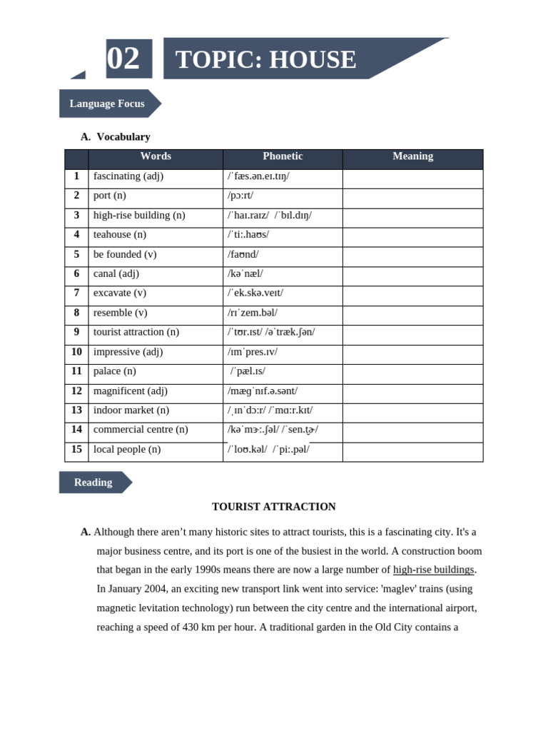 Pre-IE - Reading U2 | PDF