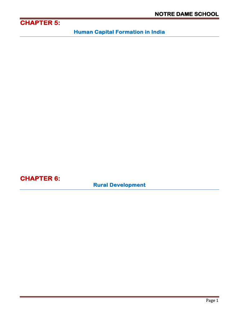 Chapter Wise - Important Questions (Class 12) | PDF | Money ...