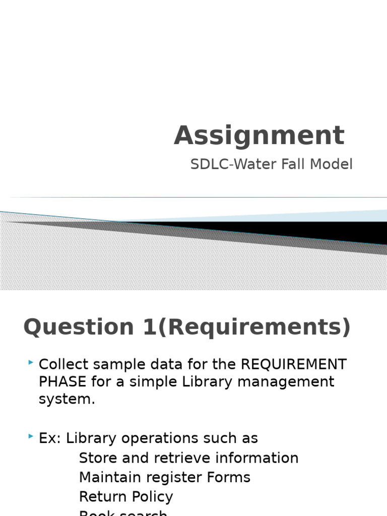 Assignment SE CS | PDF