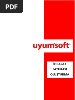 Uyumsoft I Donusum Portali E Fatura Olusturma Kilavuzu | PDF