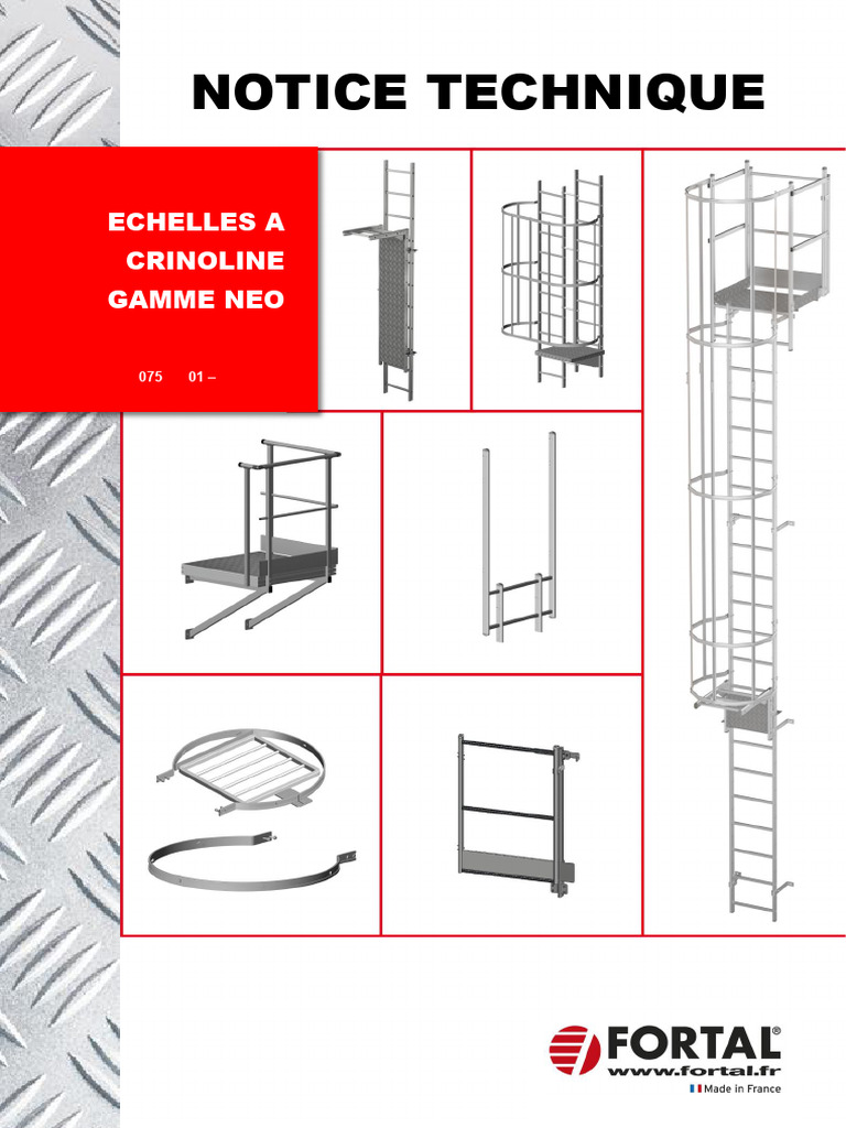 Échelles à Crinoline Gamme NEO NT 075 | PDF | Vis de fixation ...