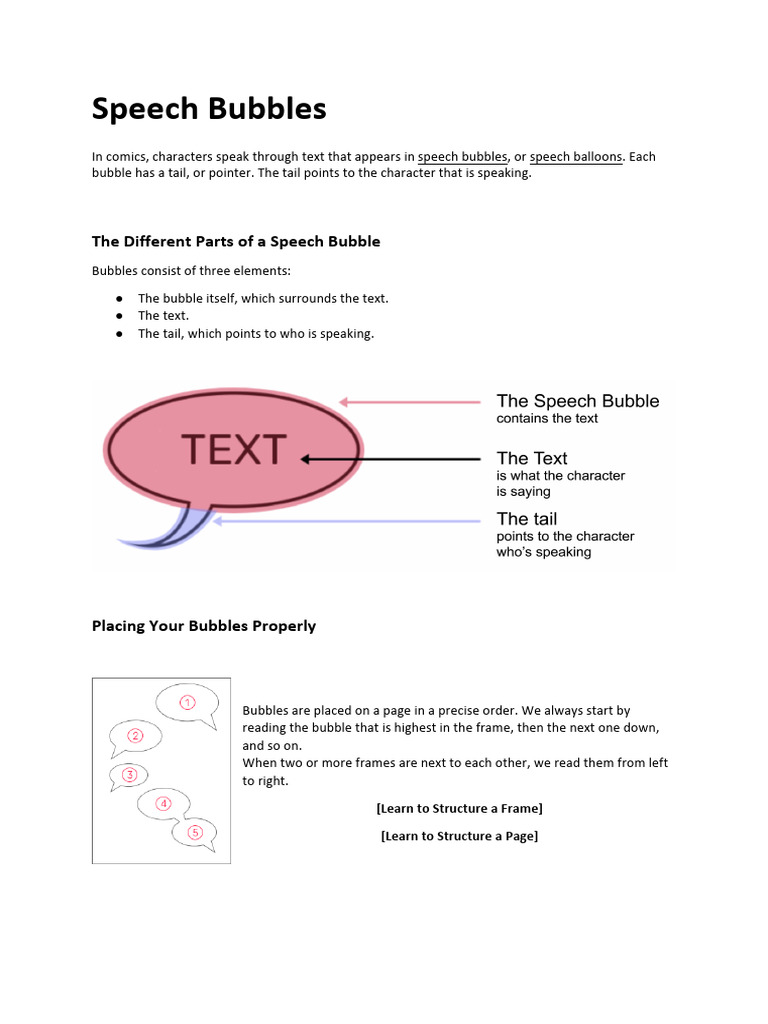 Speech Bubbles | PDF | Printing | Publishing