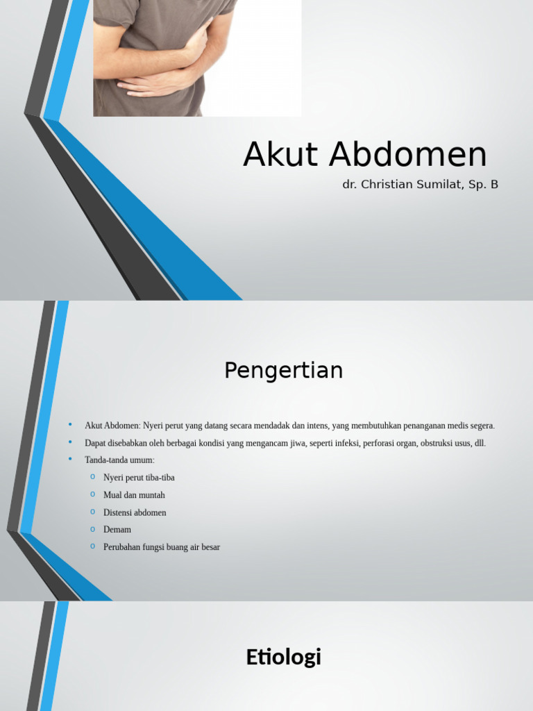 Akut Abdomen - Chris | PDF | Sains & Matematika