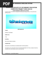 Uzima Borehole Drilling System - Docx Documentation | PDF | Feasibility ...