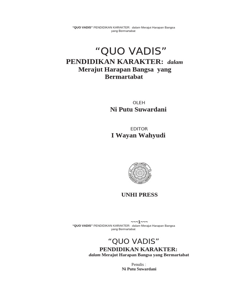 Quo Vadis | PDF