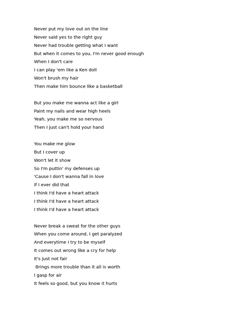 Heart Attack: Love and Vulnerability | PDF | Home & Garden | Poetry