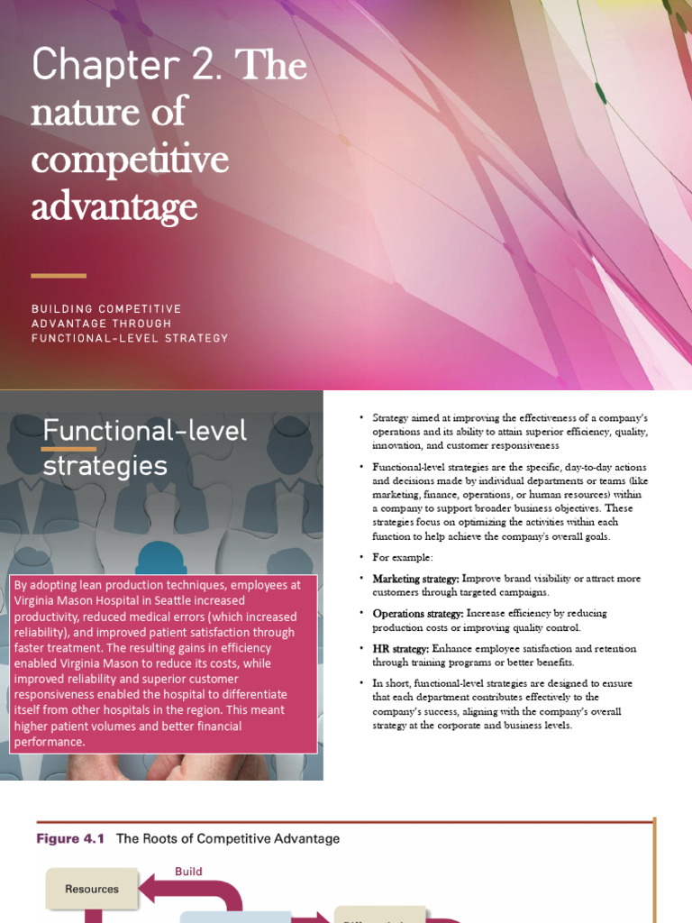 Chapter 2 - The Nature of Competitive Advantage | PDF | Economies Of ...