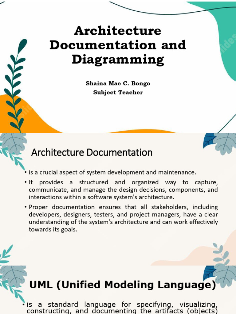 Lesson 3 Architecture Documentation and Diagramming | PDF | Use Case ...
