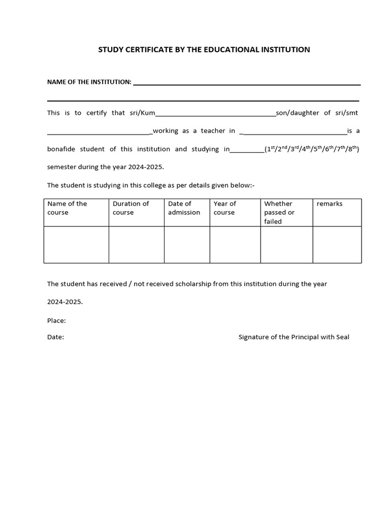 Study Certificate by HOI | PDF | Career & Growth