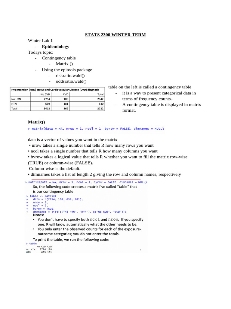 Stats 2300 W | PDF | Student's T Test | P Value