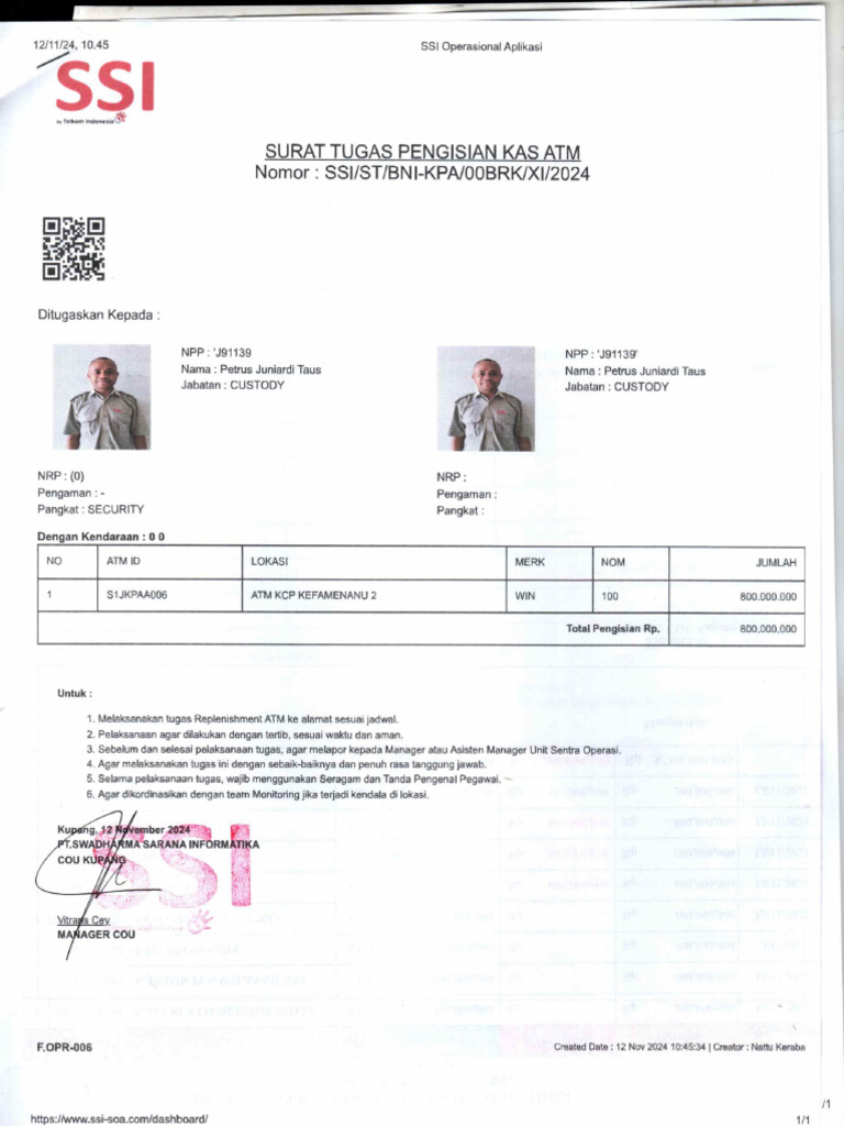 BP Kefa 12112024 | PDF