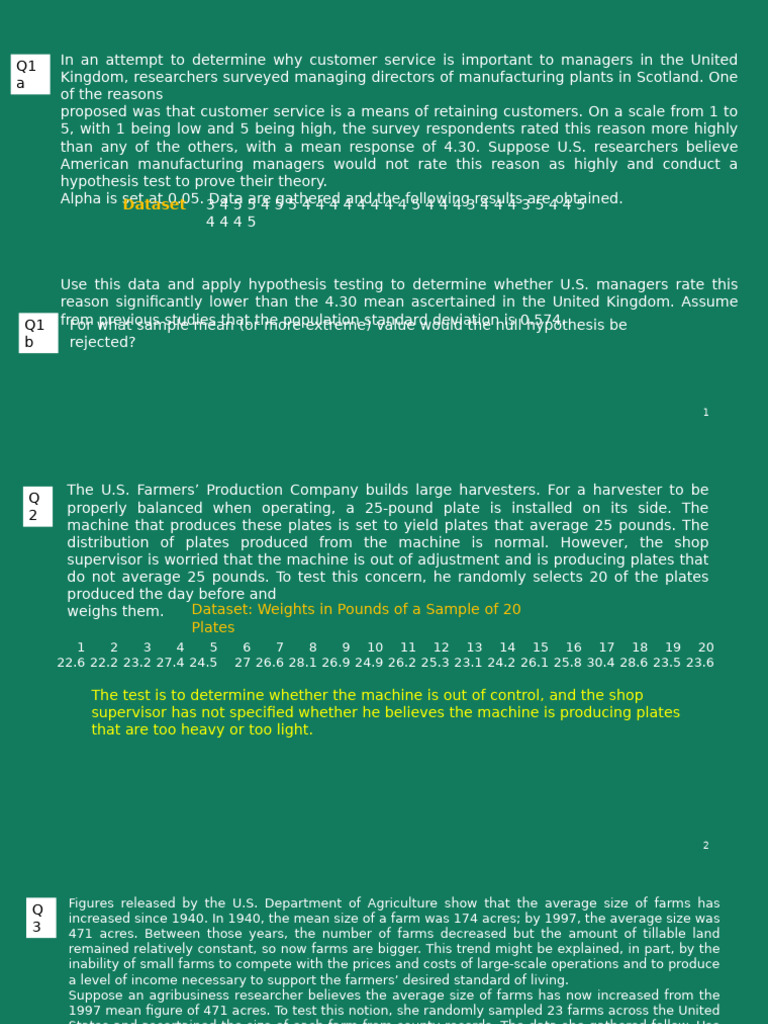 T And Z Test PDF Scientific Method