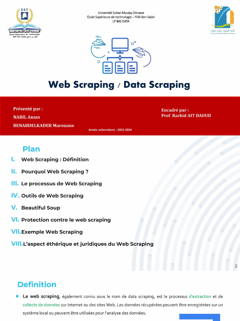 COURS SCRAPPING DE DONNEES (1er Cours) | PDF