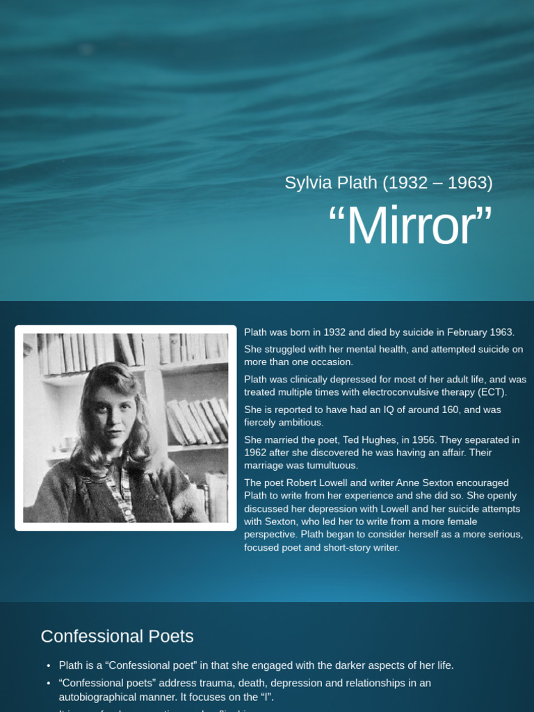 Mirror | PDF | Sylvia Plath