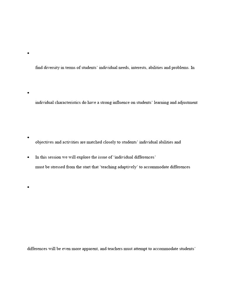 Individual Differences Among Students (Peter Westwood) | PDF | Teachers ...