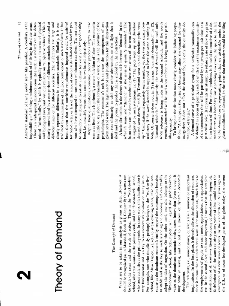 Friedman, 1976, Price Theory Pp12-29 | PDF