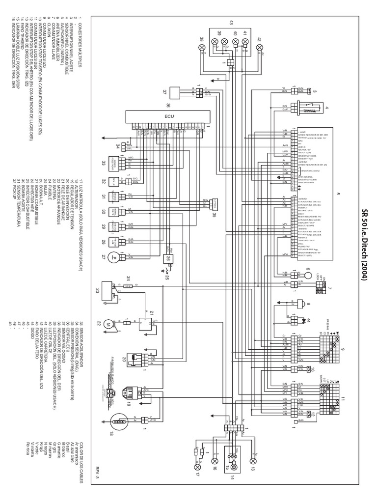SR 50 ie Ditech 2004_esquema eléctrico | PDF SR 50 ie Ditech 2004_esquema eléctrico | PDF