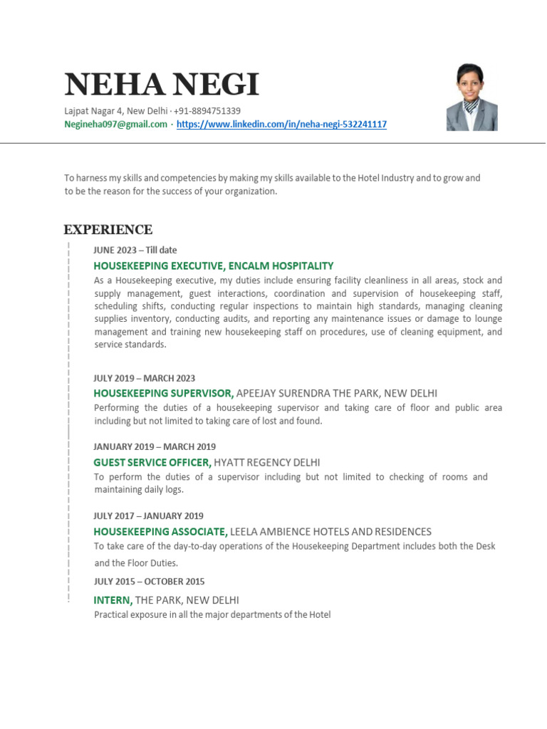 Neha Negi Updated Resume | PDF | Business