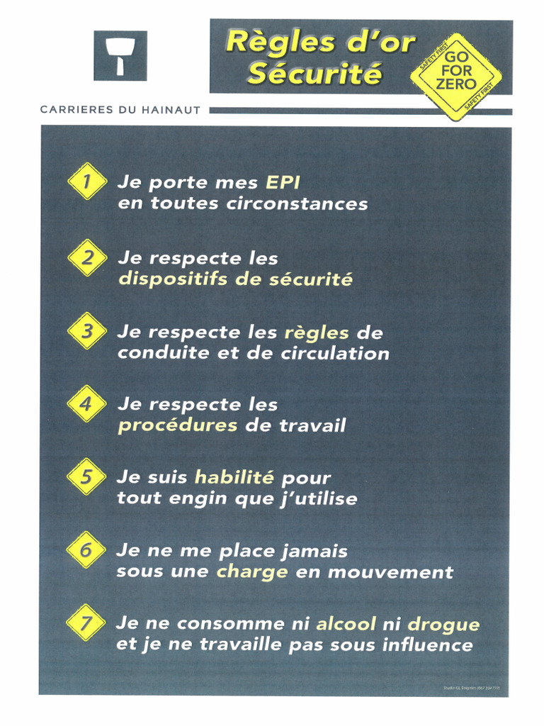 CDH - REGLES D'OR | PDF