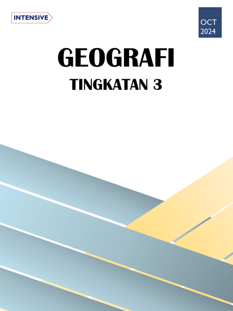 t3 Geografi - Format Pentaksiran Uasa (Intensive) | PDF