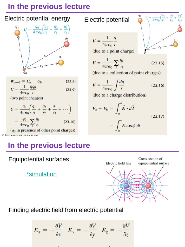 2024-2 일반물리 7일 - Capacitor - Ch24 | PDF | Capacitor | Capacitance