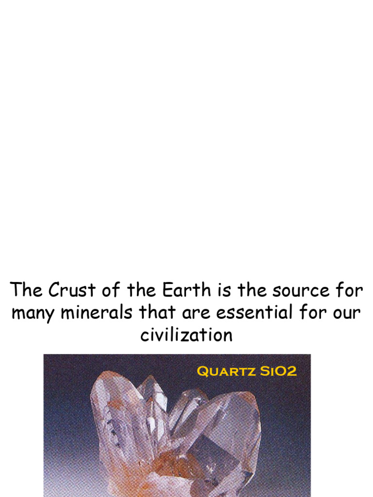 Minerals and Rocks Overview | PDF | Rock (Geology) | Minerals