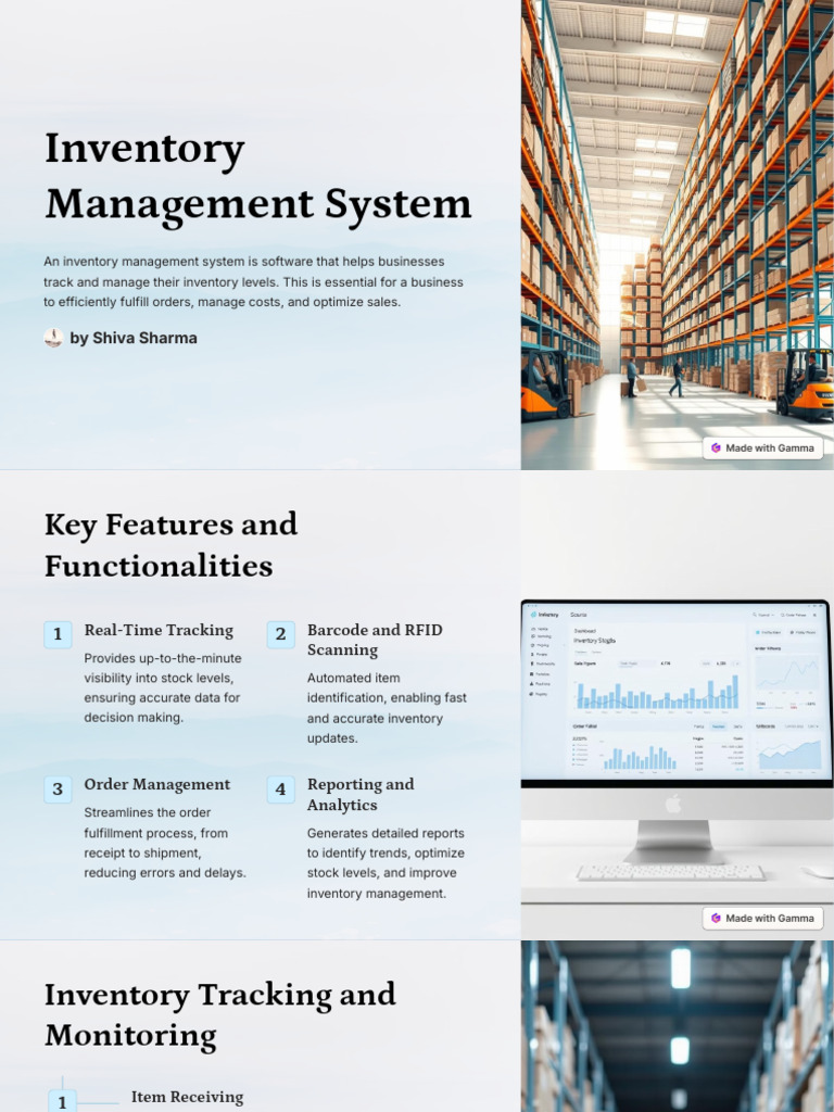 Inventory Management System | PDF | Inventory | Marketing