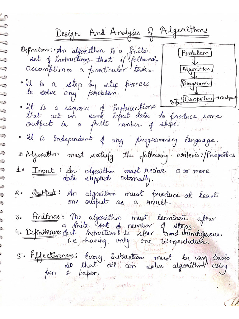 DAA Unit 1 (Part 1) | PDF