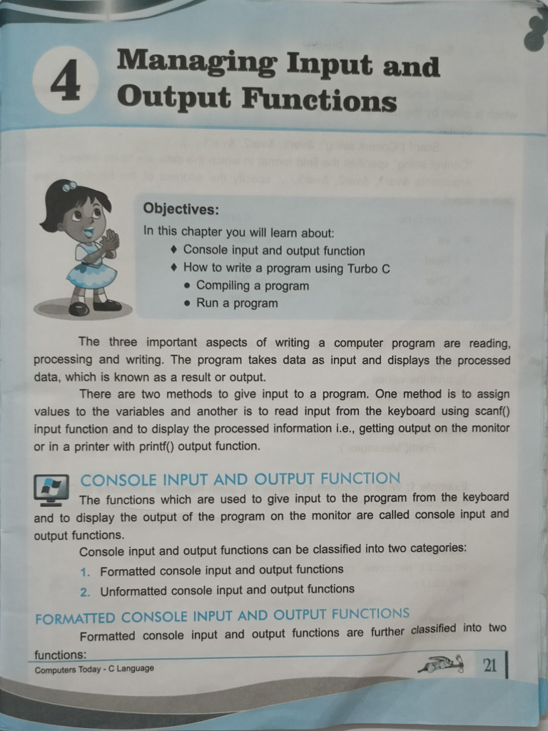 Ix Csci - CH 4 Managing Input and Output Functions | PDF