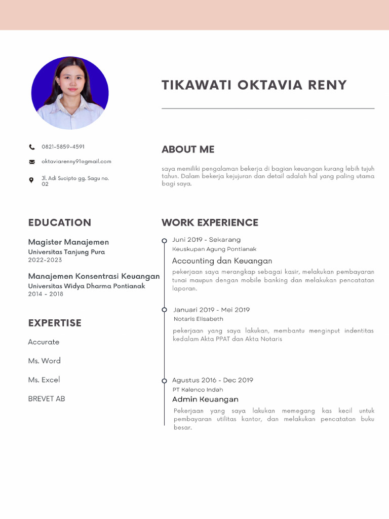 Simple Professional CV Resume | PDF