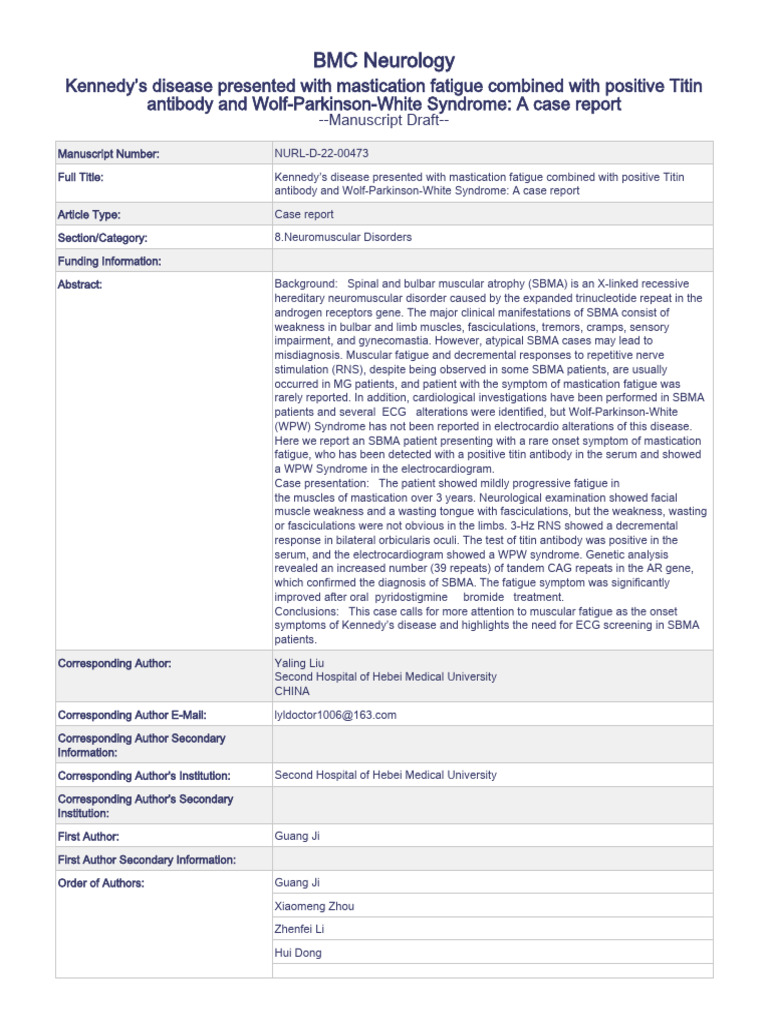 Nurl D 22 00473 | PDF | Clinical Medicine | Medical Specialties