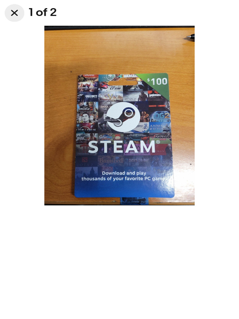 Steam Gift Card $100 Steam Wallet - FAST SHIPPING 799366010289 EBay | PDF