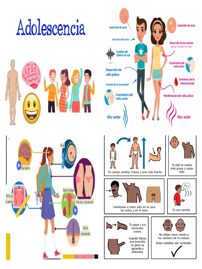 Adolescencia Cambios Dibujos | PDF