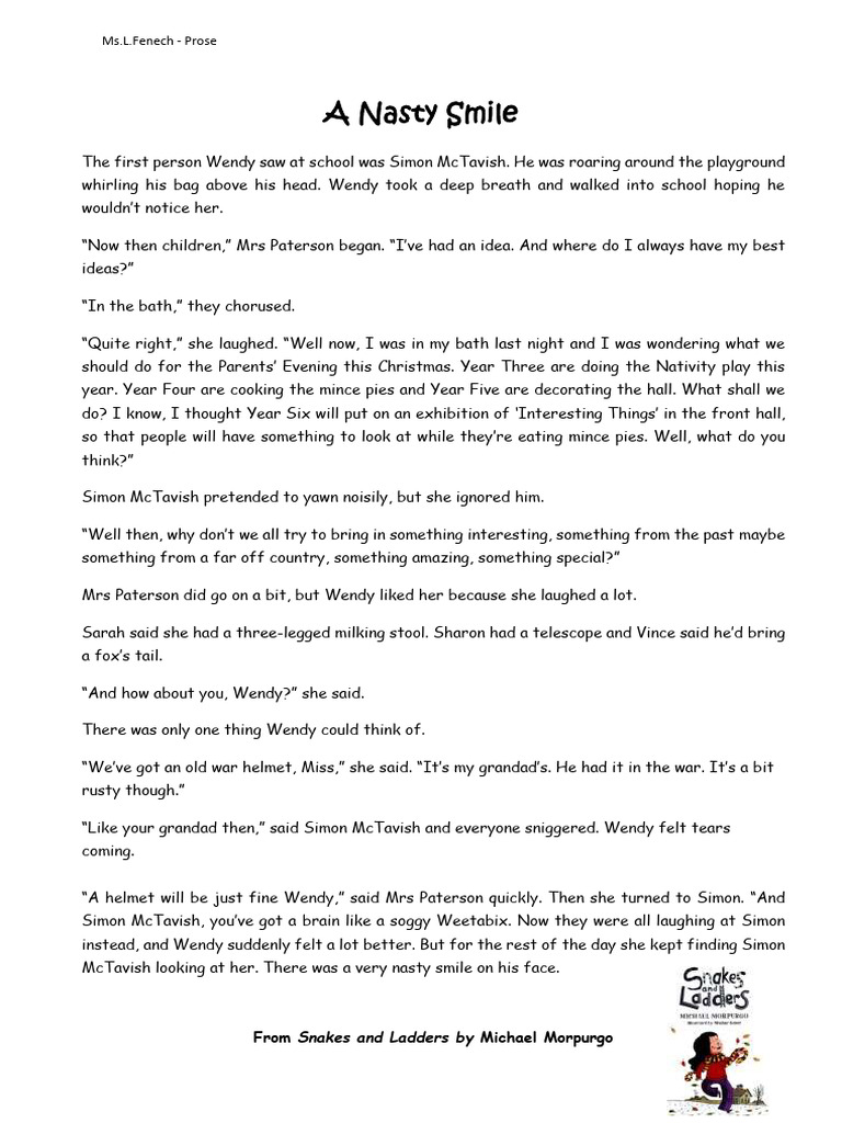 A Nasty Smile | PDF | Mystery, Thriller & Crime Fiction