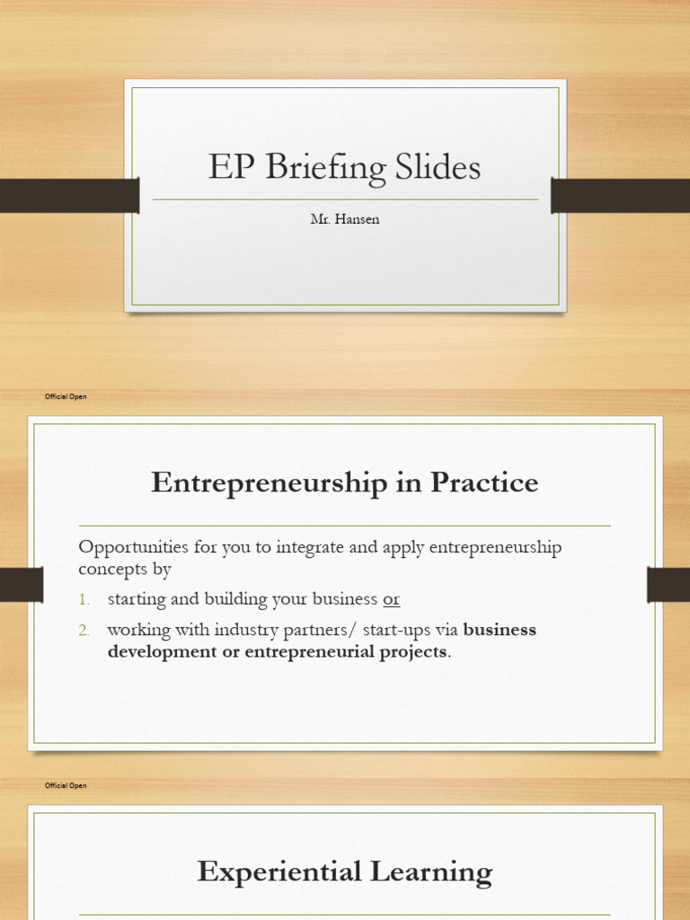 EP Briefing Slides - Hansen | PDF | Corporate Social Responsibility ...