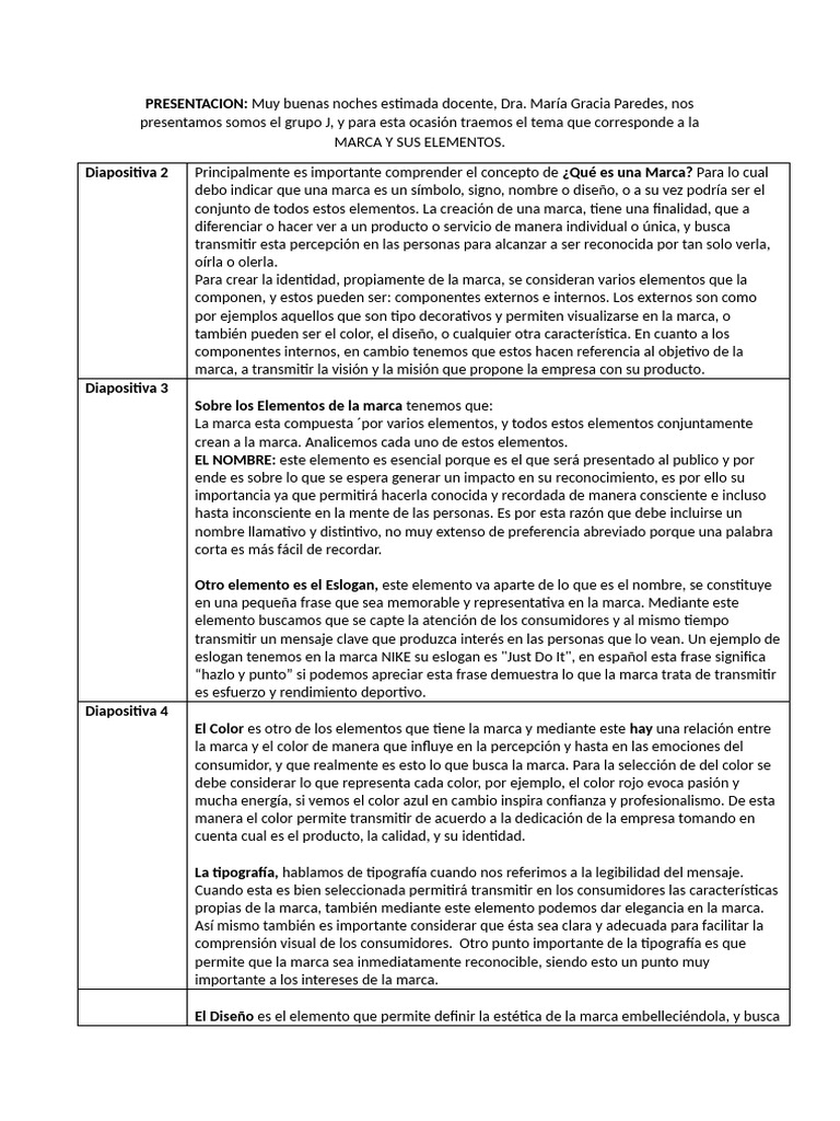 Guion Marca | PDF | Marca | Business