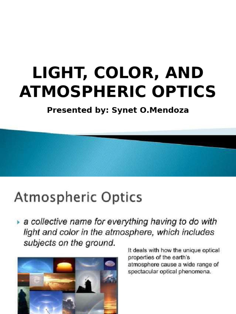 Atmospheric Optics | PDF