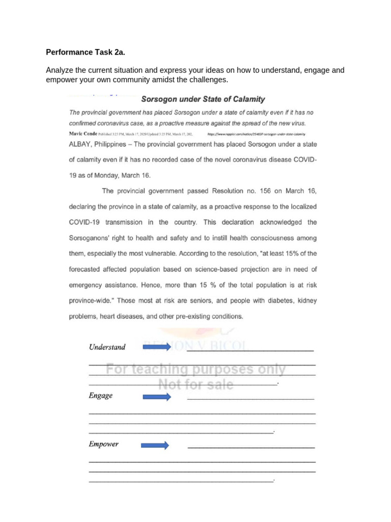 Performance Task 2 CESC | PDF | Career & Growth | Art