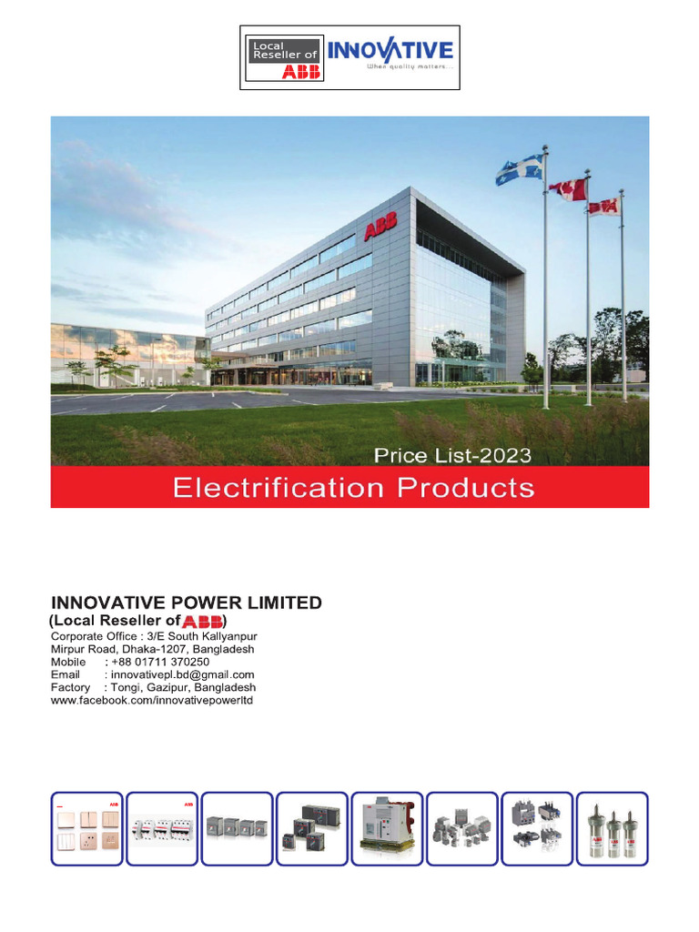 ABB Switches and Sockets Price List | PDF | Electric Motor | Direct Current