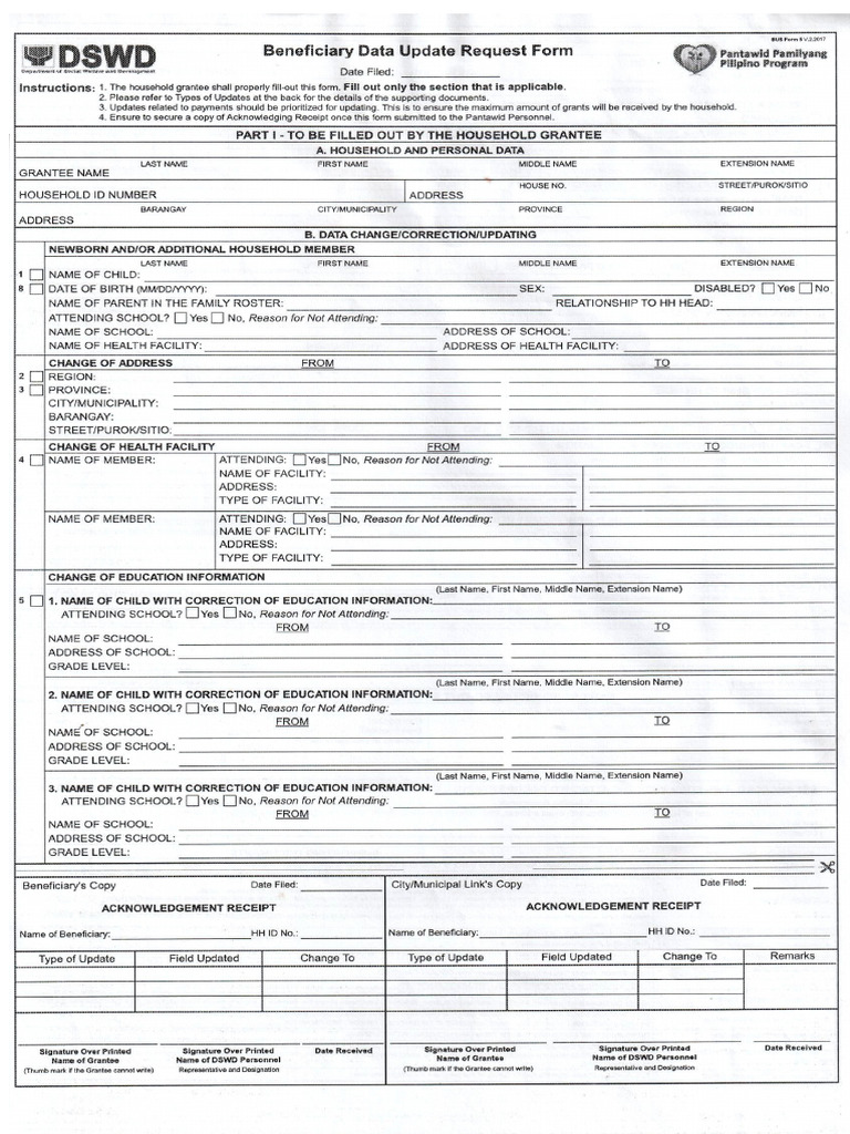 DSWD New Front | PDF