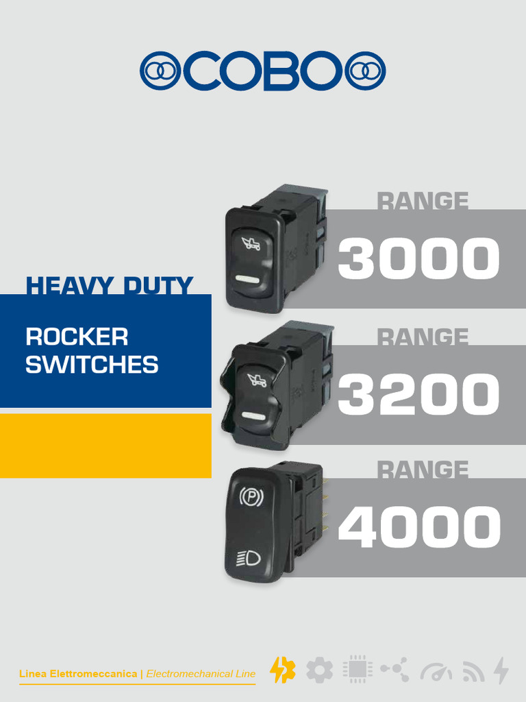 1100230-21 Heavy Duty Rocker Switches 3000-4000 Series | PDF ...