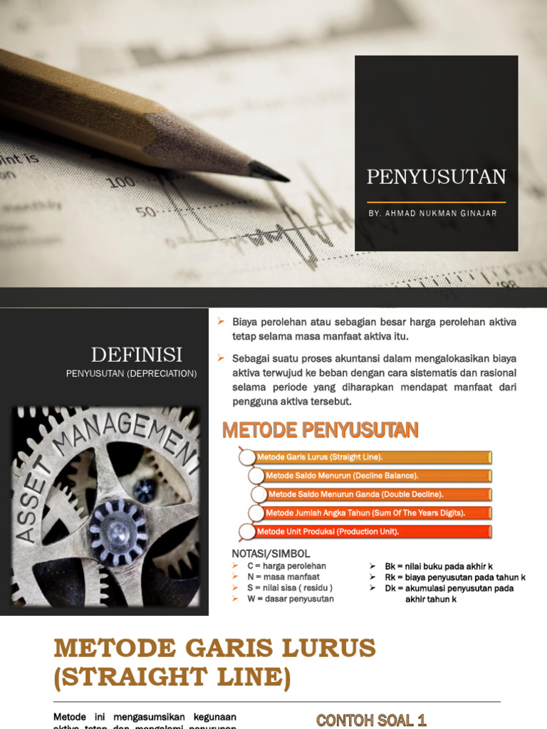 Slide Sesi 7 Penyusutan | PDF