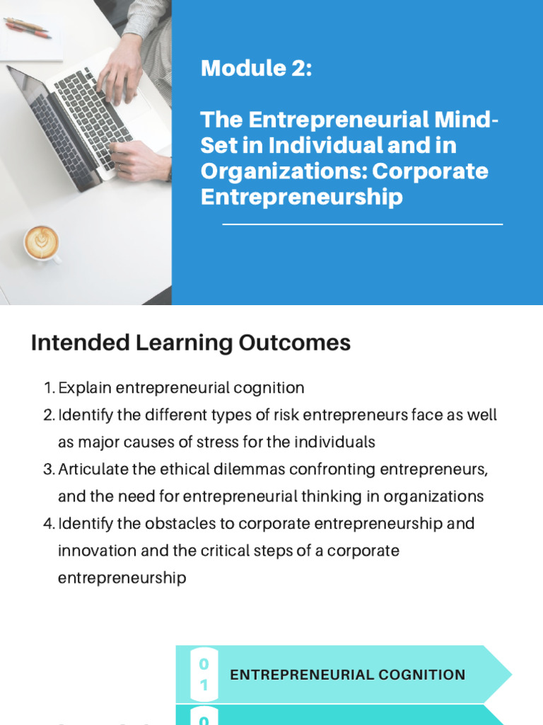 Module 2 The Entrepreneurial Mind-Set in Individual and in ...
