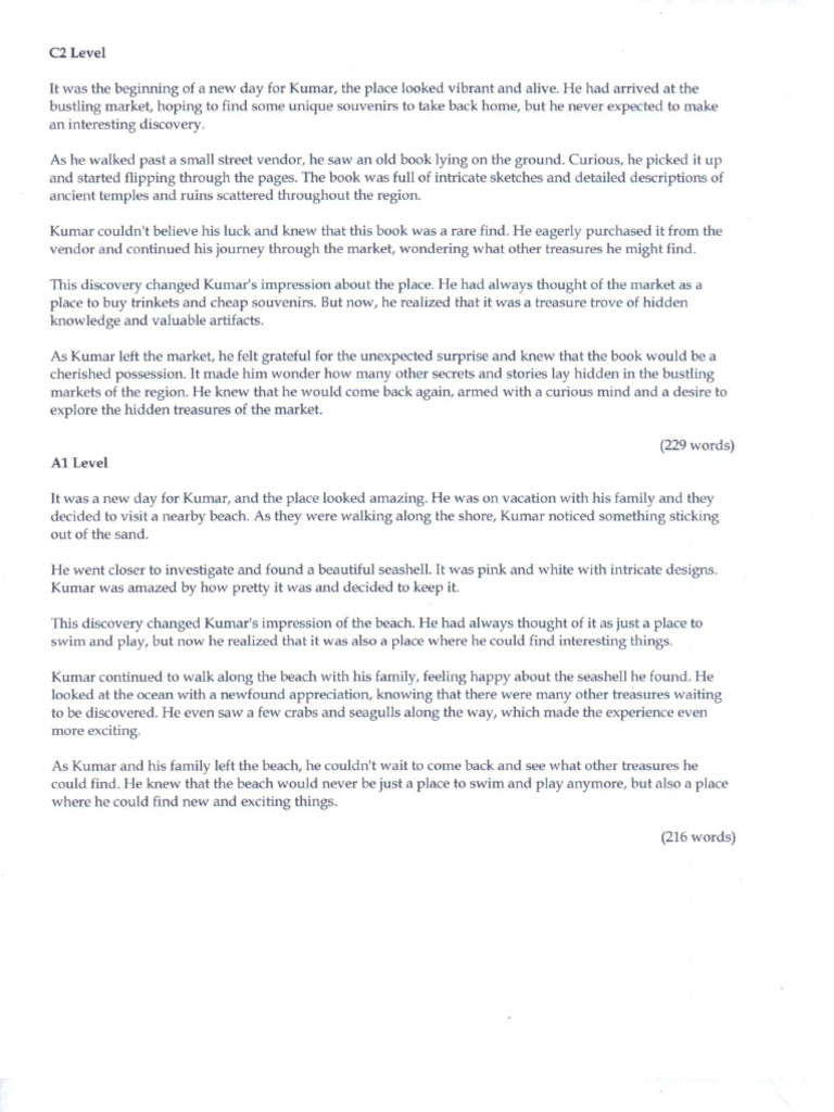 Writing Sample Answer Edited | PDF