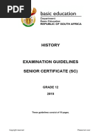 History GR 12 Exam Guidelines 2025 | PDF | Essays | Angola