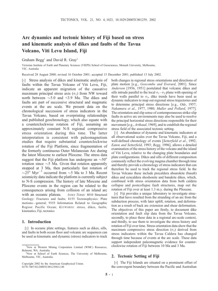 Begg&Gray 2002 | PDF | Fault (Geology) | Fracture