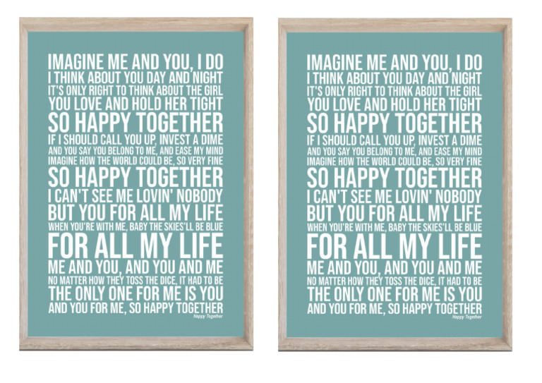 Happy Together Lyrics | PDF