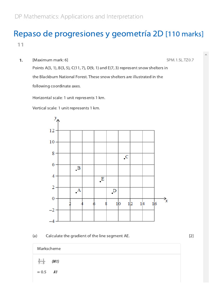 QB Repaso Progresiones y Geometría 2D | PDF | Perpendicular | Triangle