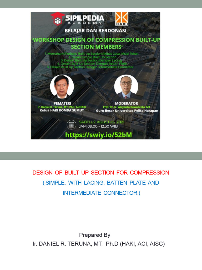 Design of Compression Member (Built Up Section) | PDF